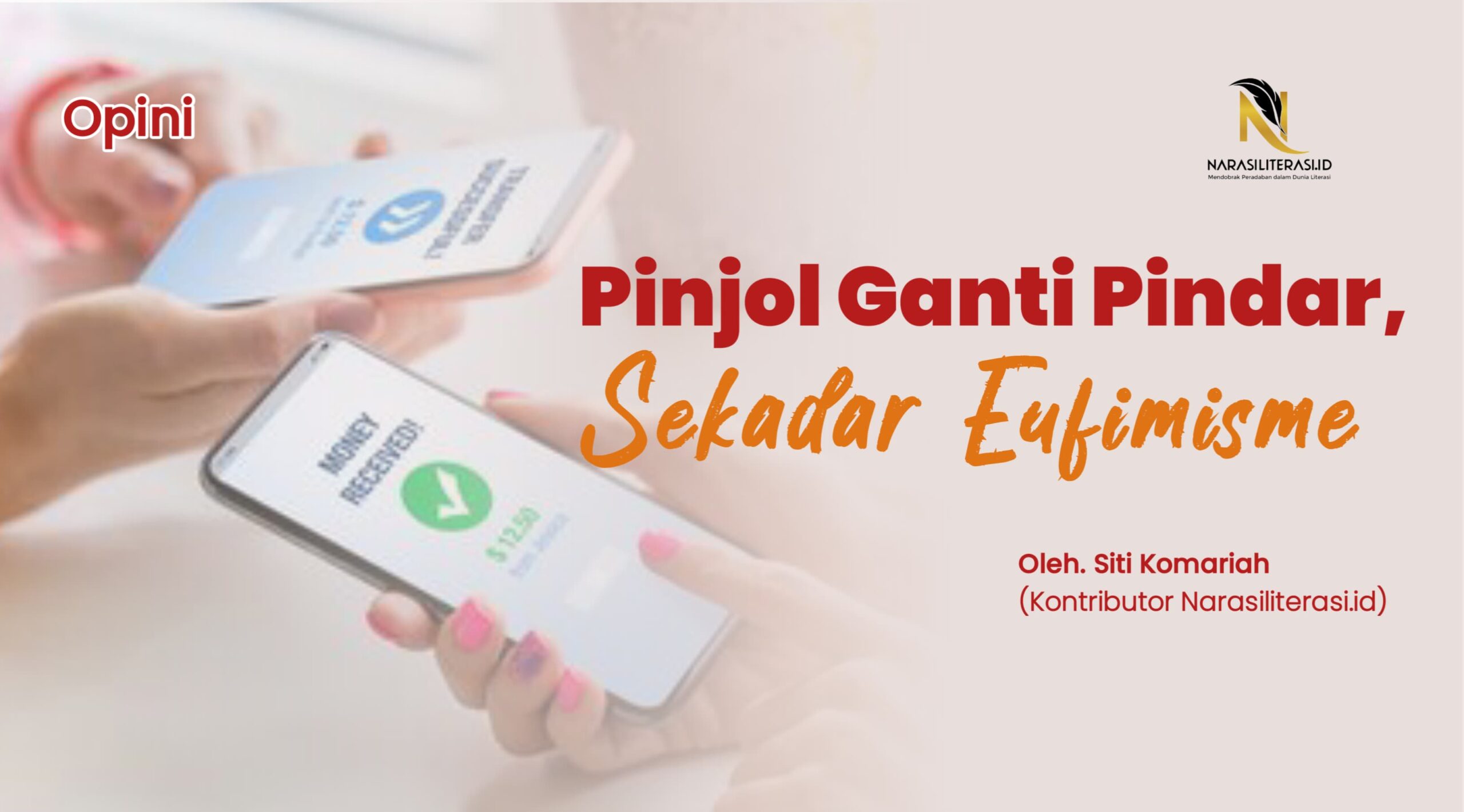 Pinjol Ganti Pindar, Sekadar Eufimisme - narasiliterasi.id